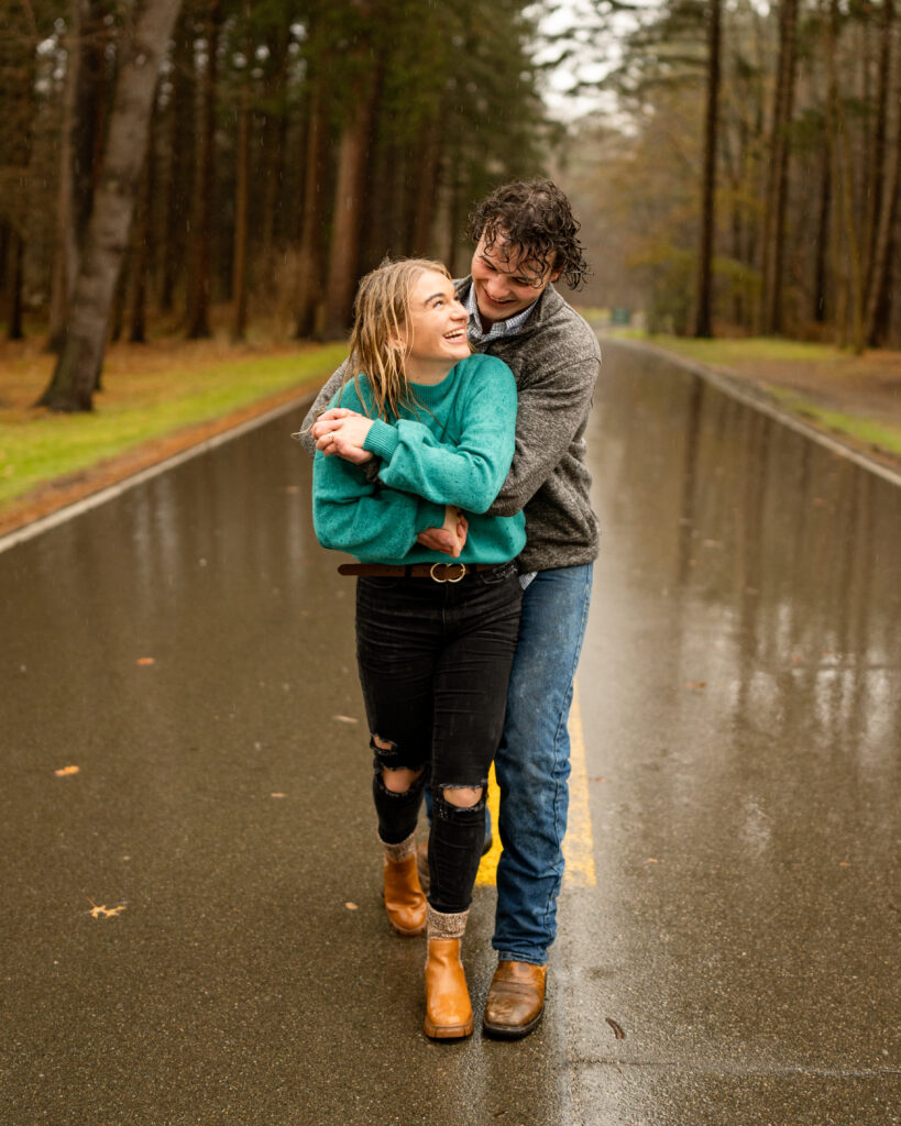 Rainy Day Engagement Session | Letchworth State Park