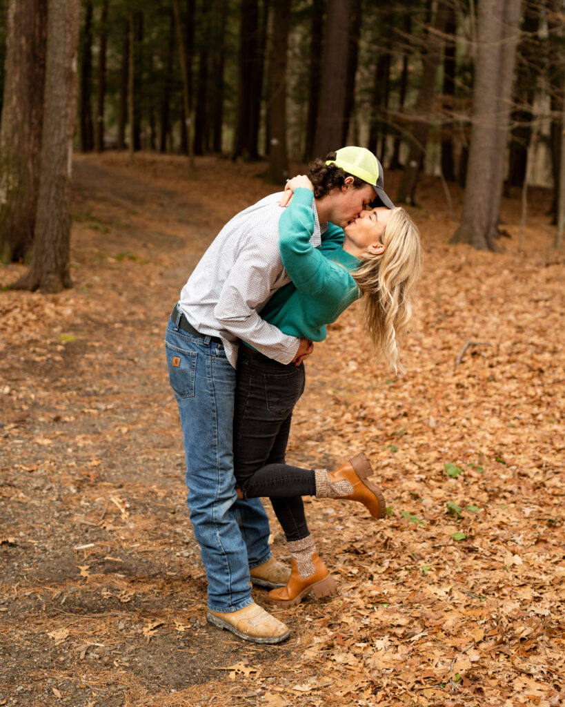 Rainy Day Engagement Session | Letchworth State Park
