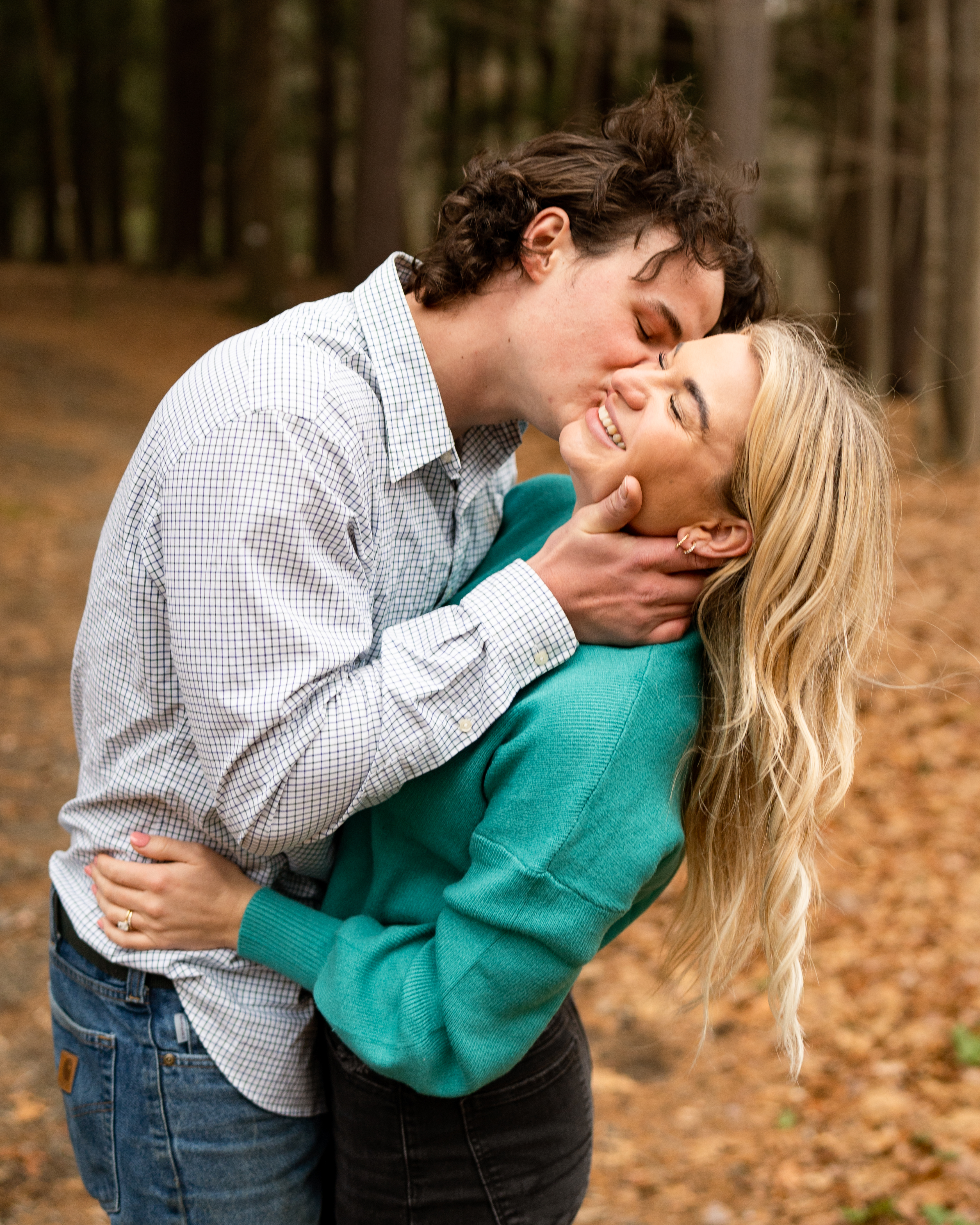 Rainy Day Engagement Session | Letchworth State Park