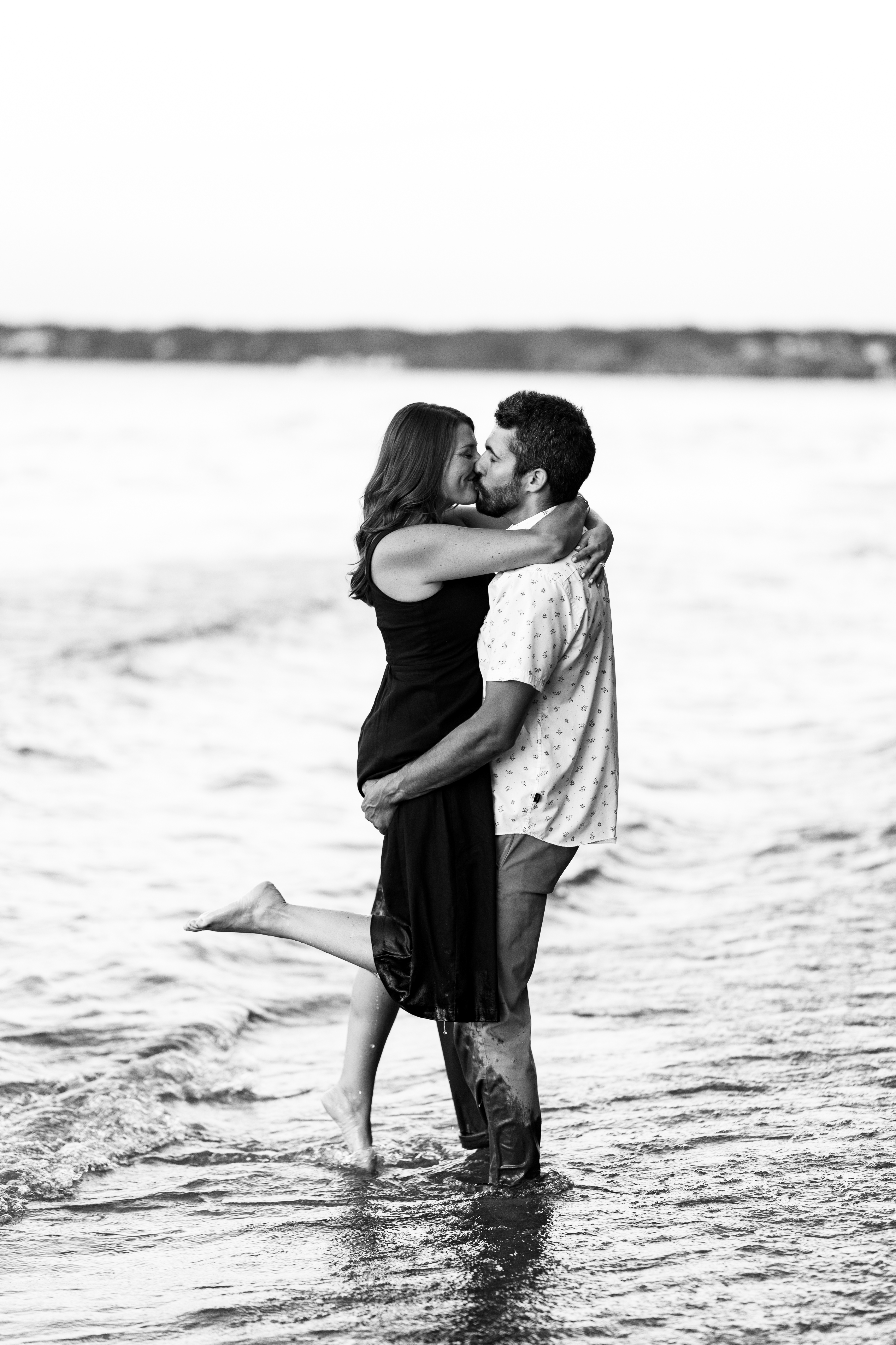 Beach Engagement Photos in Rochester, NY | Jessica & Bram