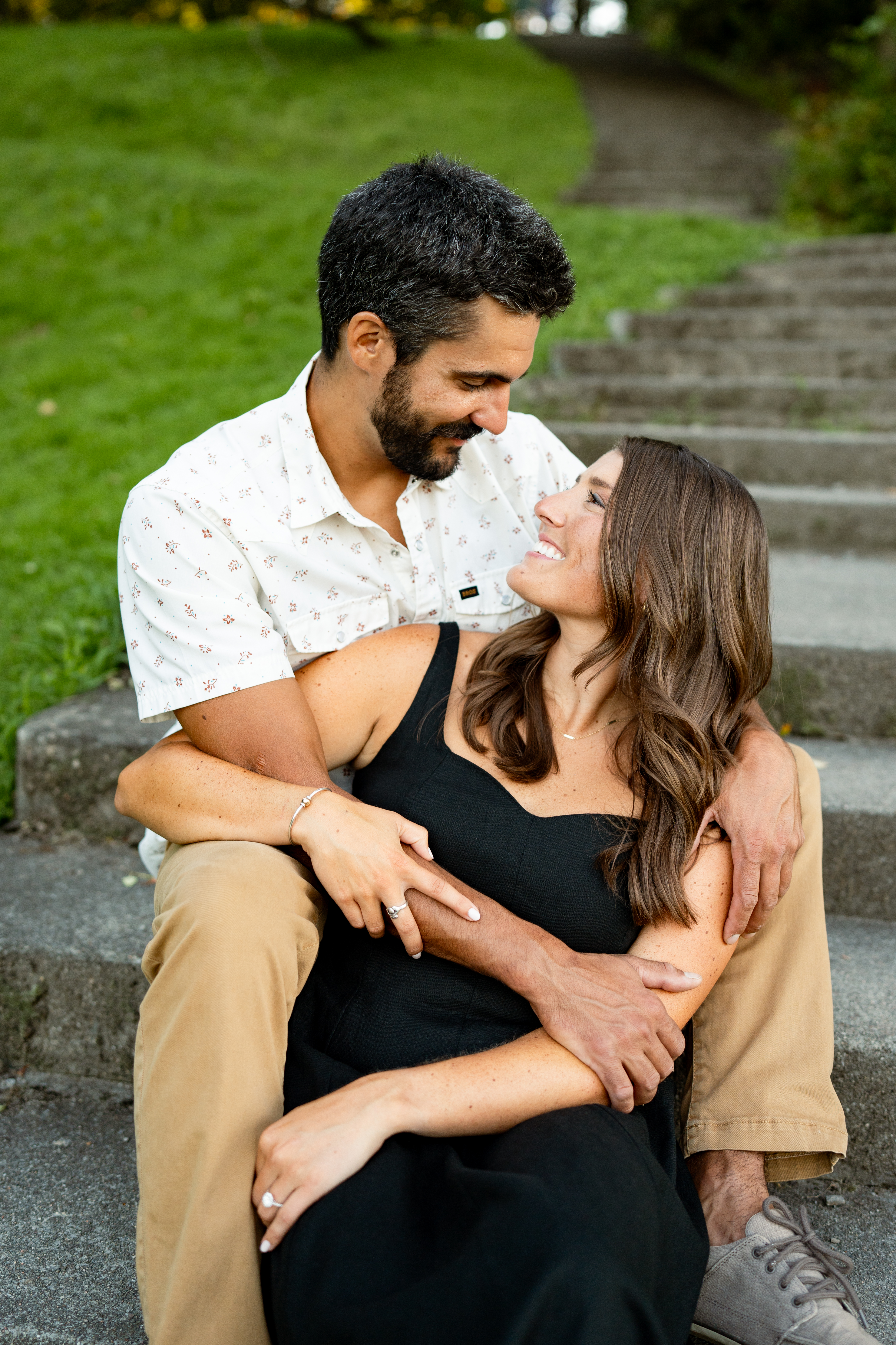 Beach Engagement Photos in Rochester, NY | Jessica & Bram